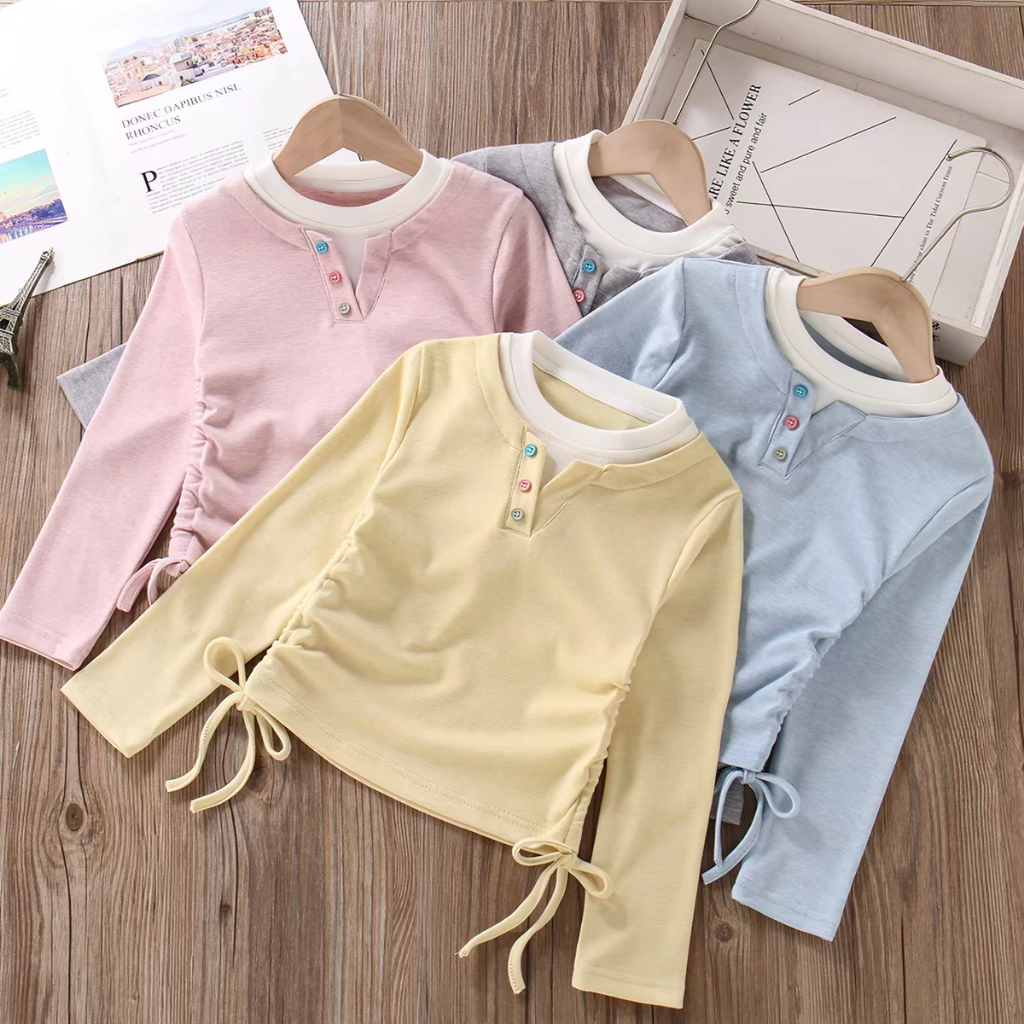 Jual Atasan Anak Perempuan Manis Atasan Anak Cewek T-Shirt Lengan ...