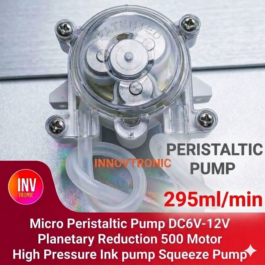 Jual 295ml/min 5mm Tube Micro Peristaltic Pump DC6V-12V Planetary ...