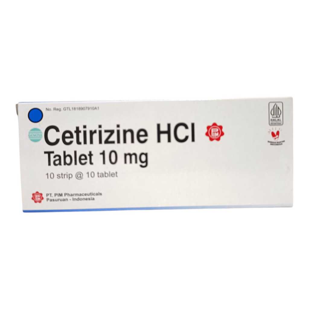 Jual Cetirizine Hcl 10 Mg Tablet Obat Terlengkap & Harga Terbaru Juni ...