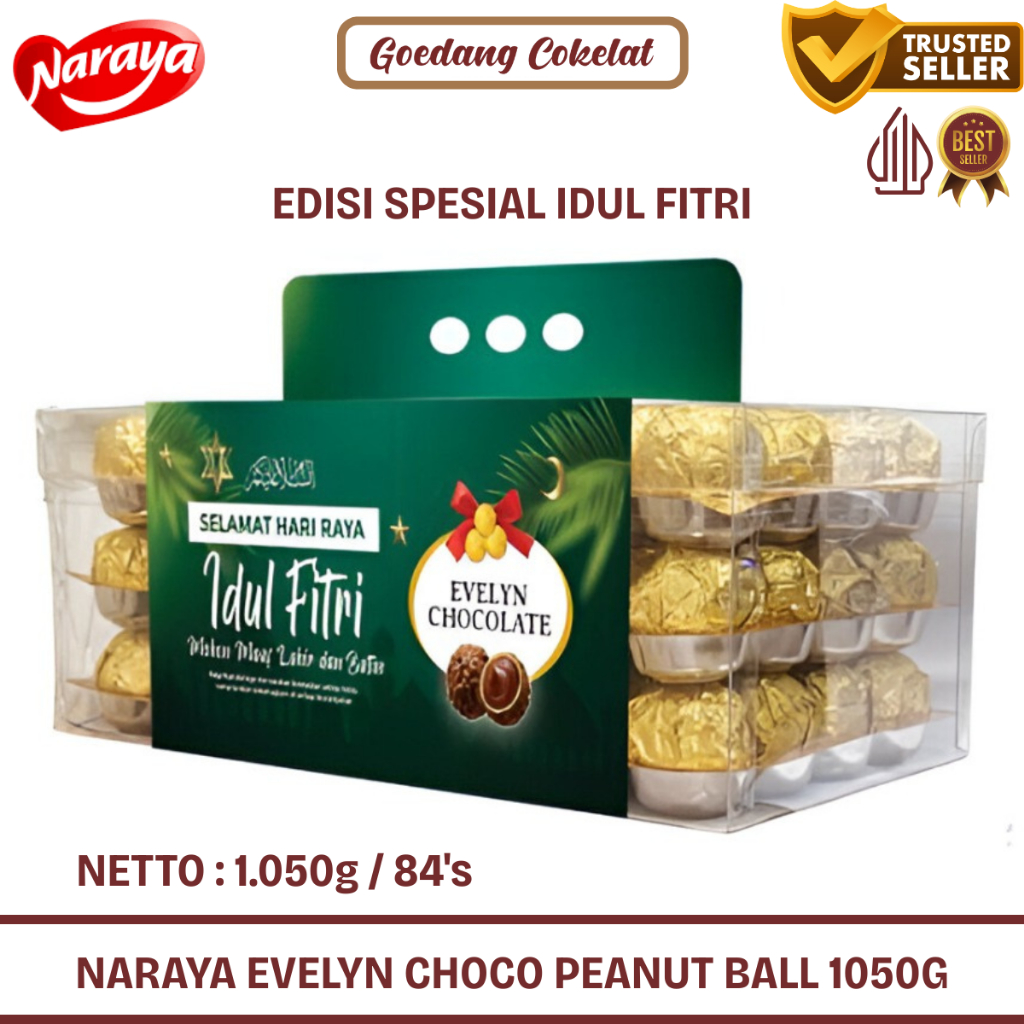 Jual Naraya Evelyn Chocolate Ball Hadiah Coklat Premium Gift Pack Kado ...