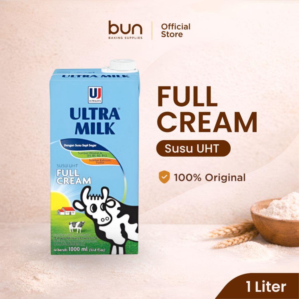 Jual Ultra Milk Full Cream 1 Liter Terlengkap & Harga Terbaru Juni 2026 ...
