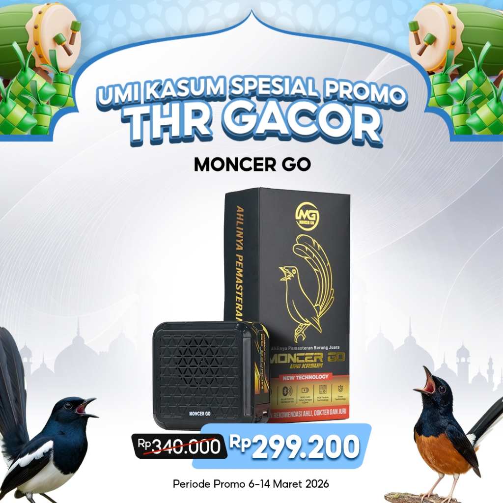 Jual Moncer Go New Technology Pemasteran Burung Digital Suara By Umi ...