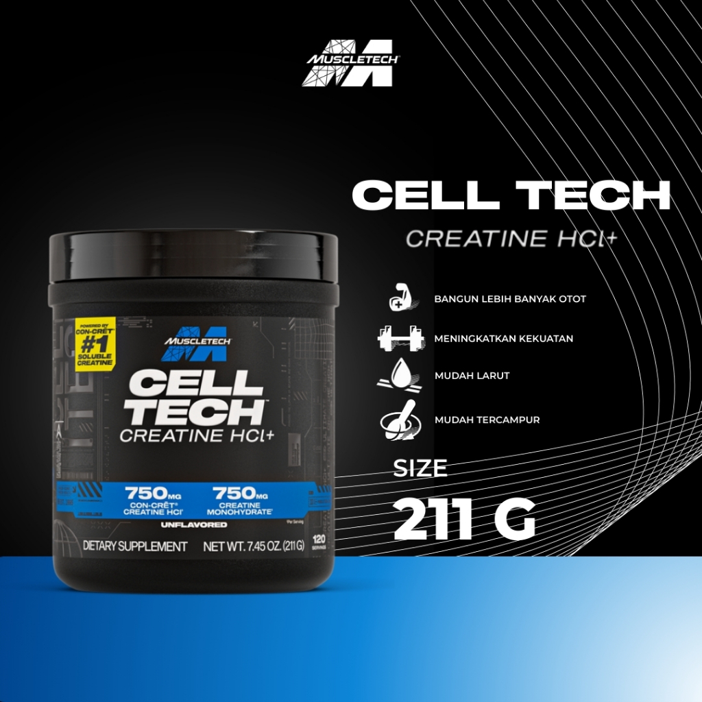 Jual MUSCLETECH Cell Tech Creatine HCl+ 120serv | Shopee Indonesia