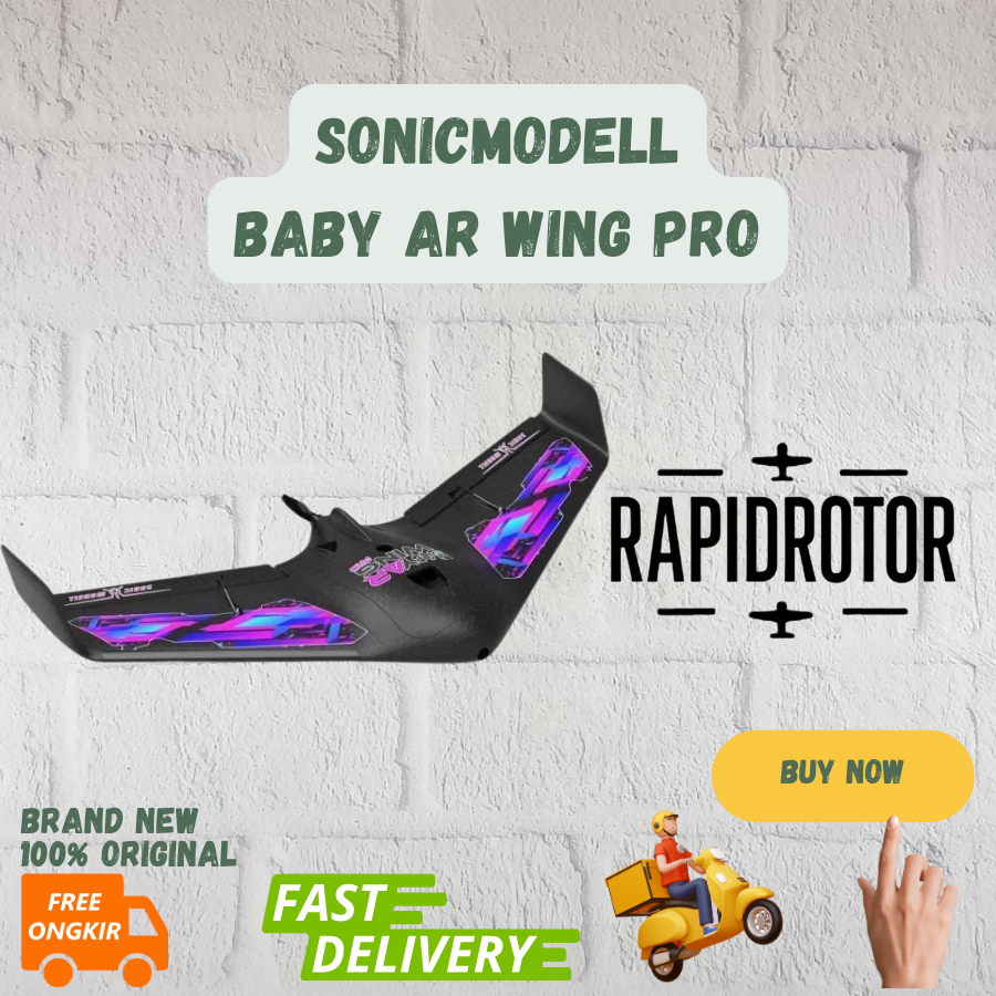 Jual SonicModell Baby AR Wing Pro 682mm Wingspan EPP FPV Flying Wing RC ...