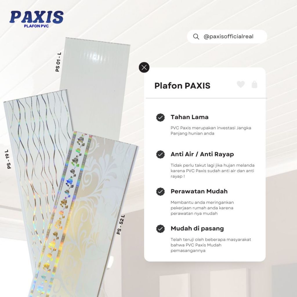 Jual Plafon PVC Per Lembar Terlengkap & Harga Terbaru Juni 2026 ...