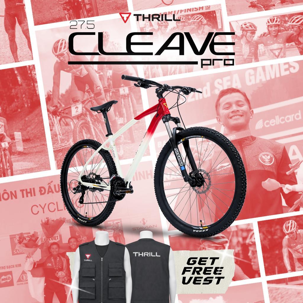 Jual SEPEDA GUNUNG THRILL CLEAVE PRO RED WHITE | Shopee Indonesia