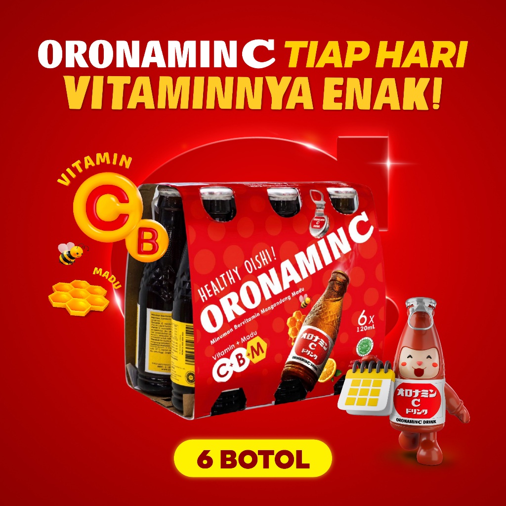 Jual ORONAMIN C DRINK 120ml - Cluster Pack (6 Botol) | Shopee Indonesia