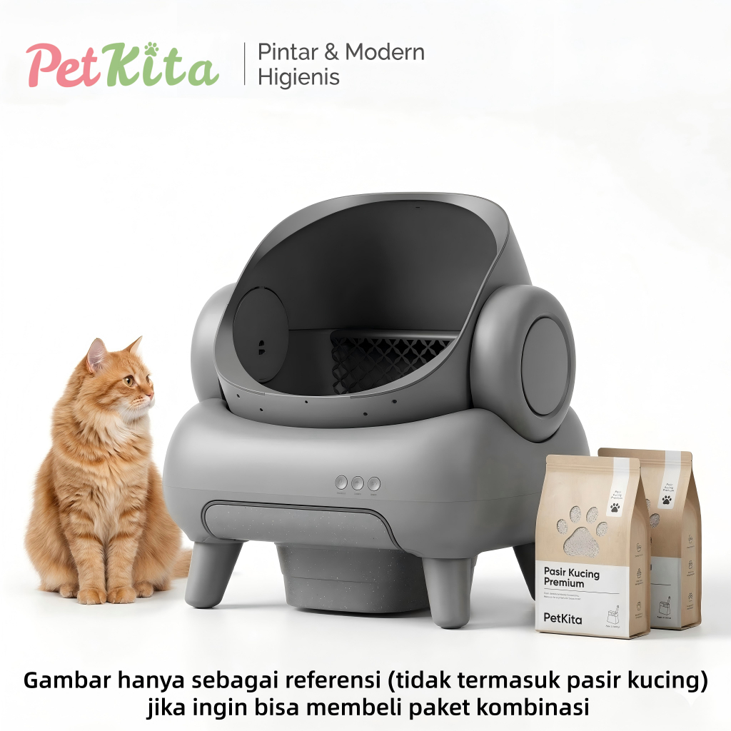 Jual Kotak Pasir Otomatis WiFi Kontrol App Area Luas Self Cleaning ...