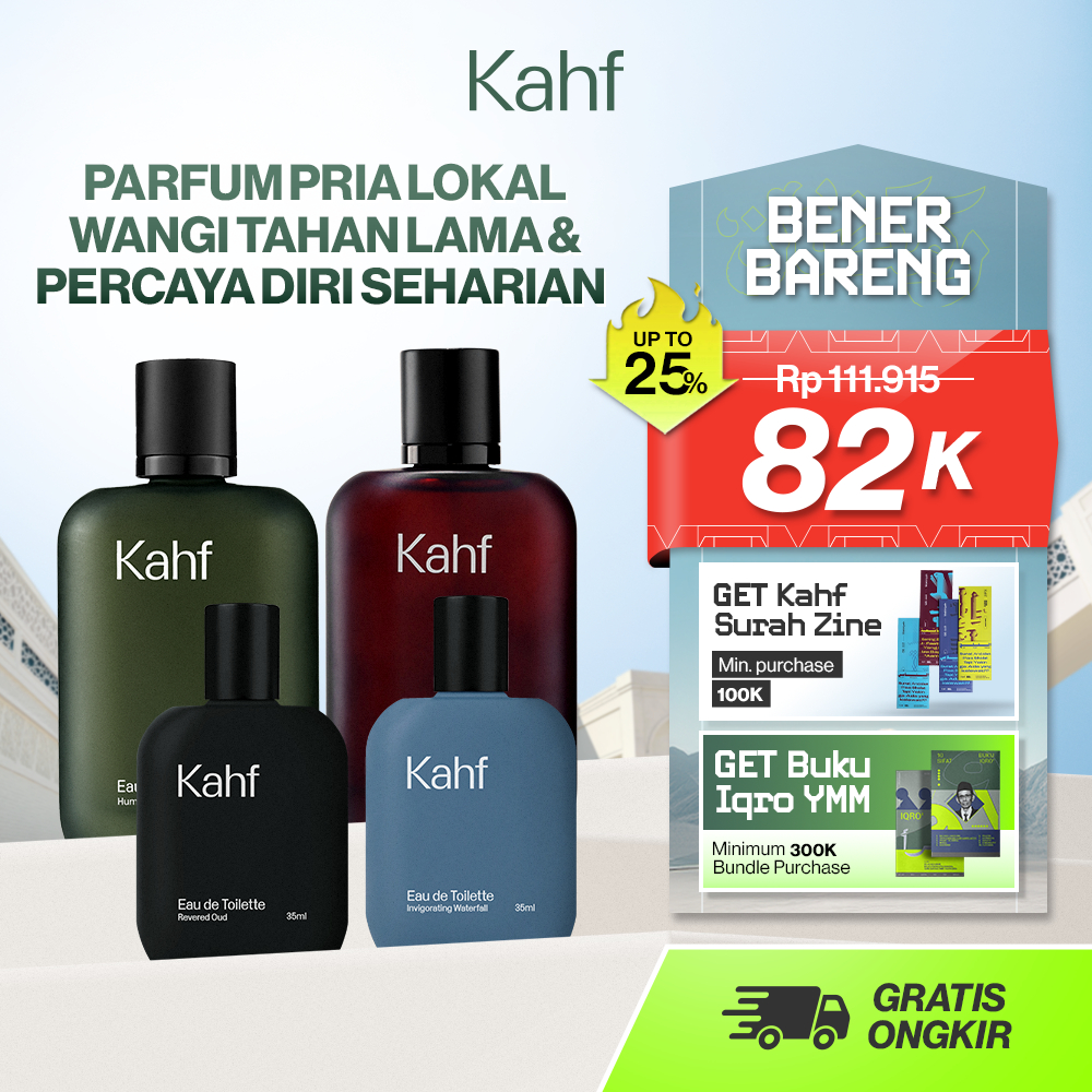 Jual NEW! Kahf Fragrance Series - Eau de Toilette 35 ml & Eau de Parfum ...