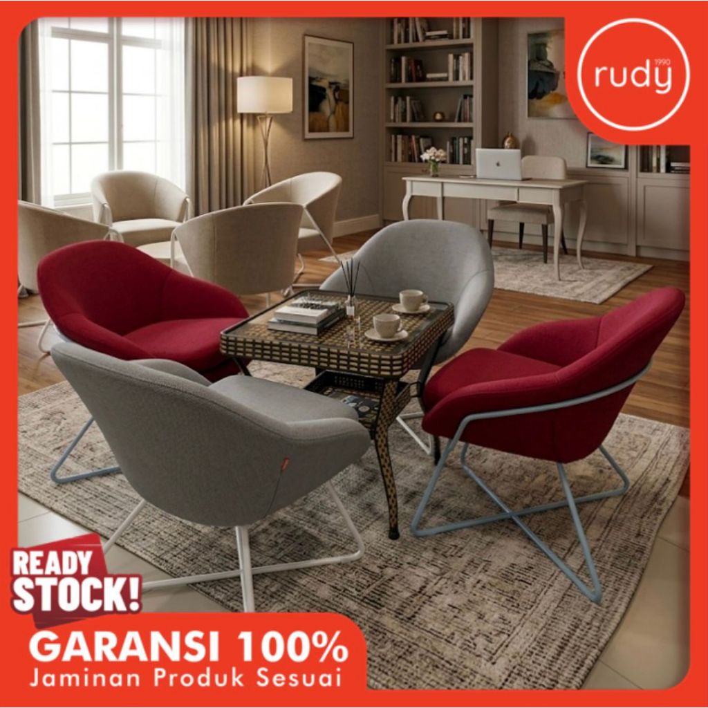 Jual Kursi Sofa Berlin Minimalis Rudy 1990 - Kursi Lounge Estetik ...