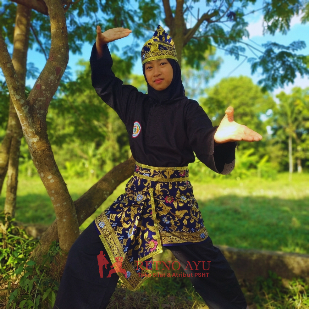 Jual Kain Sembong Pencak Silat Prada Batik IPSI Premium Full Set All ...