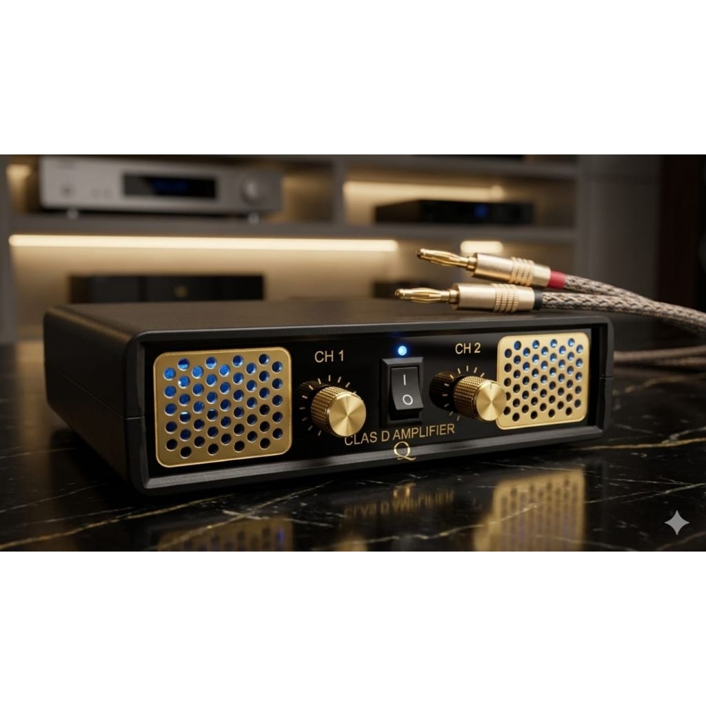 Jual POWER amplifier CLAS D 2chanell anti njedug on/off minimalis TPA ...