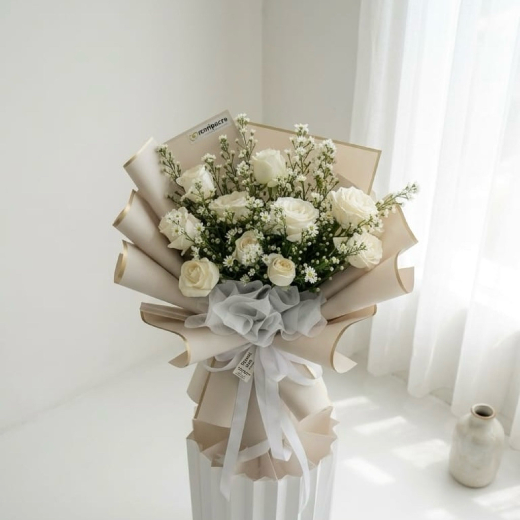 Jual Buket Bunga Fresh Flower Mawar 10T Fleur Allure Rose | Shopee ...