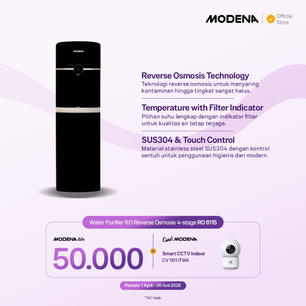 Jual MODENA Water Purifier - RO 8115 | Shopee Indonesia