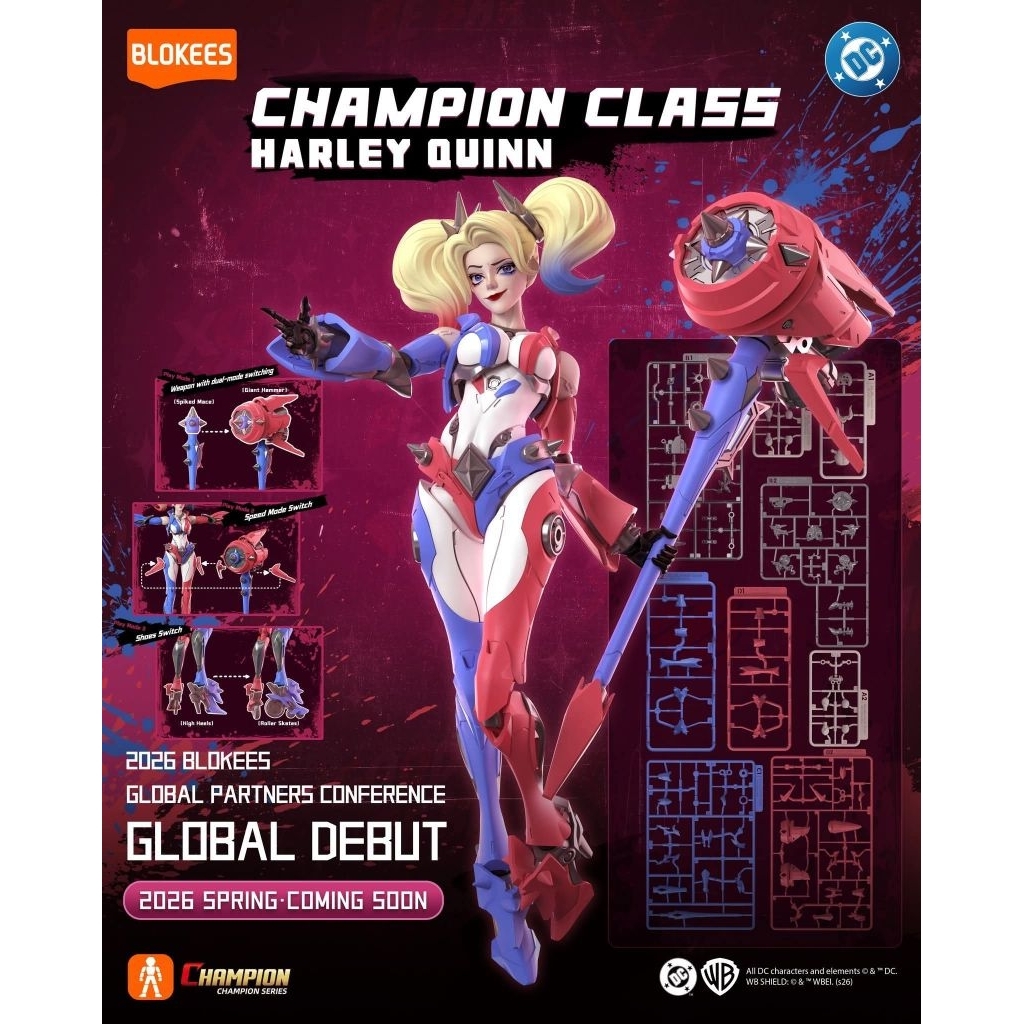 Jual Blokees DC Champion Class Harley Quinn | Shopee Indonesia