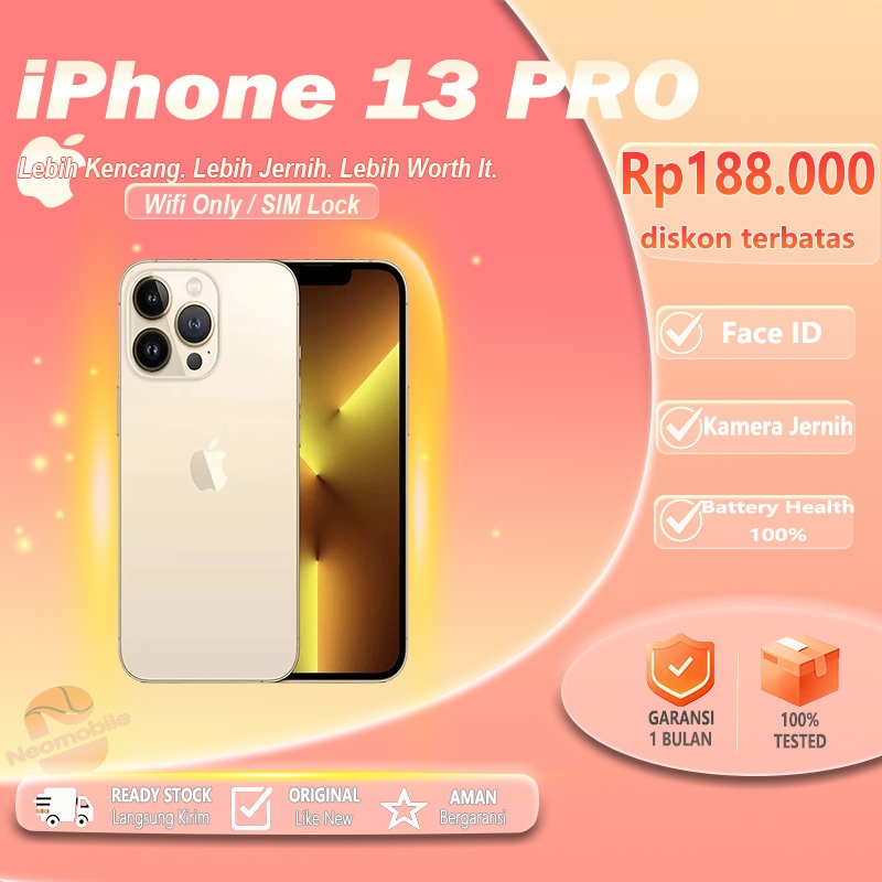 Jual Apple iPhone 13 Pro Indonesia Ready Stock, iP13 Pro 128/256/512GB ...