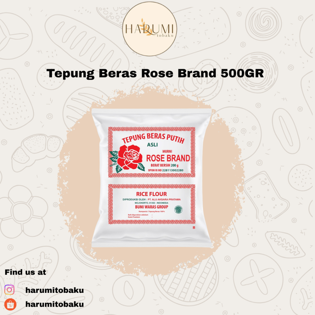 Jual Tepung Beras Rose Brand 500 Gram Terlengkap & Harga Terbaru Juni ...