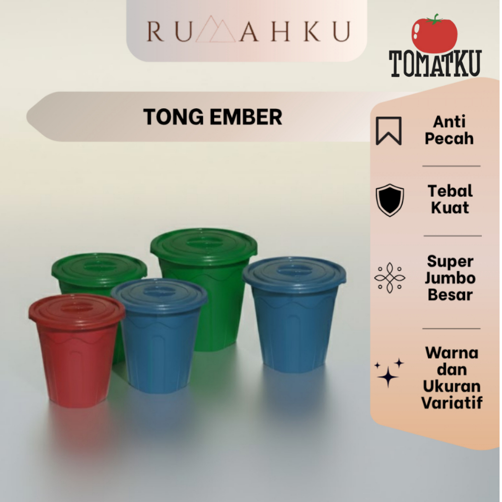 Jual RUMAHKU Tong Ember Air Serbaguna Murah Kapasitas 60-100 Liter Anti ...