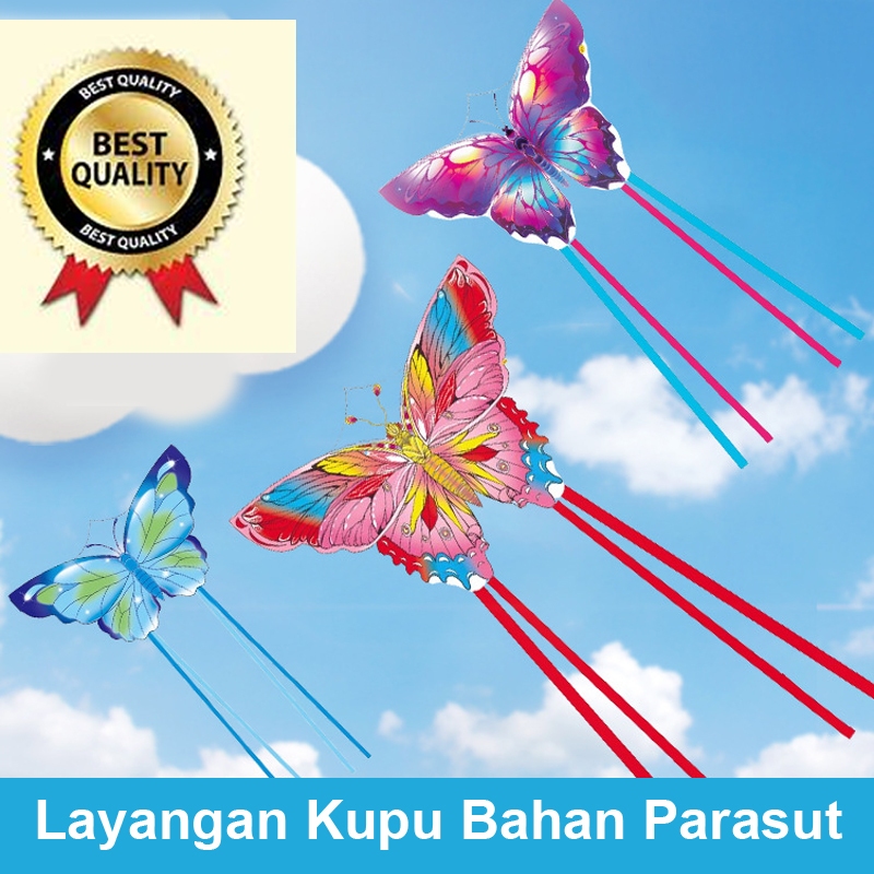 Jual Layangan Pantai Animal Layangan parasut Kupu Koi Hiu - Layangan ...