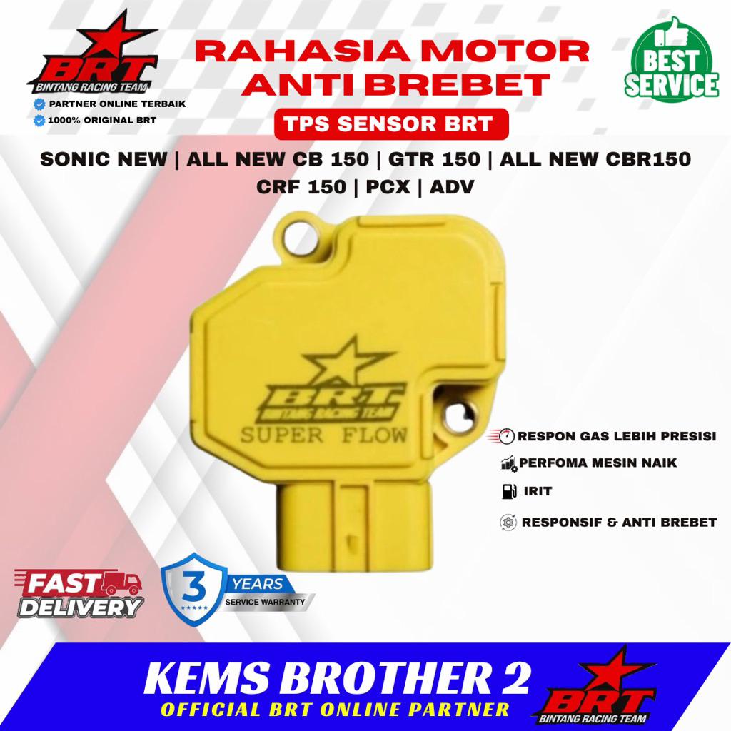 Jual SENSOR TPS BRT SONIC SUPRA GTR HONDA PCX 150/160 ADV 150/160 CBR ...