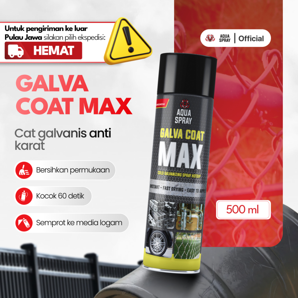 Jual Aqua Spray - Galva Coat Max - Cat Anti Karat Galvanis - Cat ...