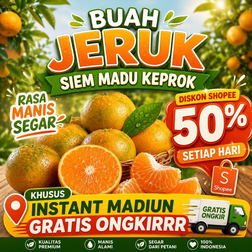 Jual Jeruk Siam Madu Terlengkap & Harga Terbaru Juni 2026 | Shopee ...