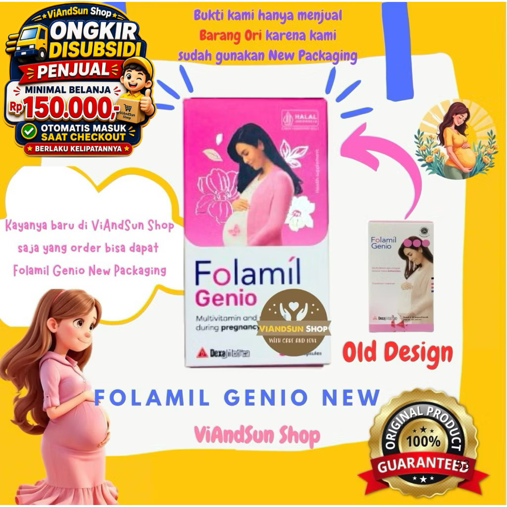 Jual Folamil Genio Obat Terlengkap & Harga Terbaru Juni 2026 | Shopee ...