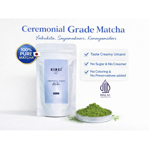 Jual Kirei Ceremonial Grade Matcha 100gr – 100% Matcha Asli Jepang Uji ...