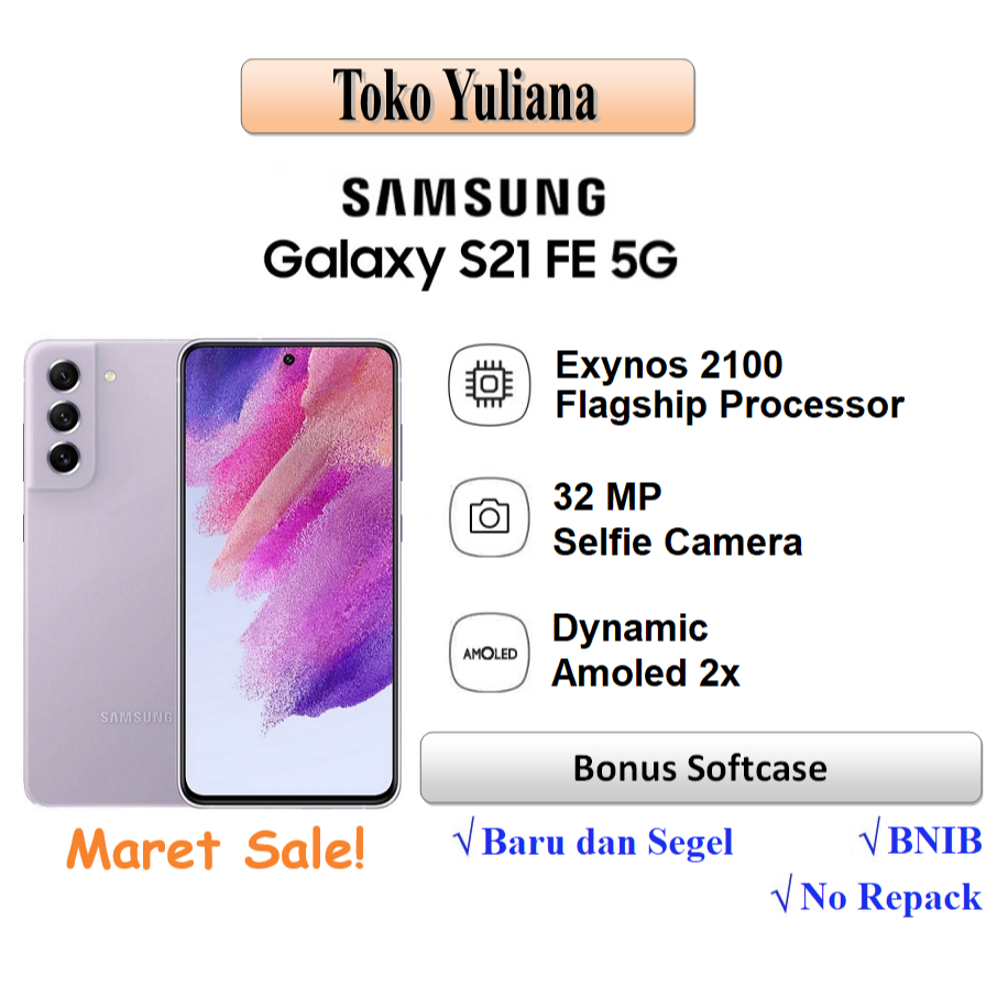 Jual Samsung Galaxy S21 FE 5G 8/256GB Garansi Resmi SEIN SM G990E ...