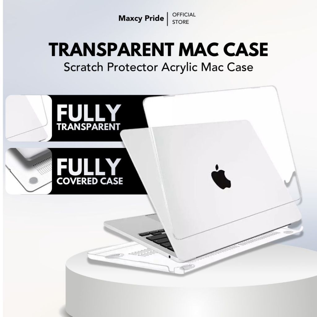 Jual Case Macbook Air M2 M1 Pro Retina Clear/ Bening Casing mac book ...