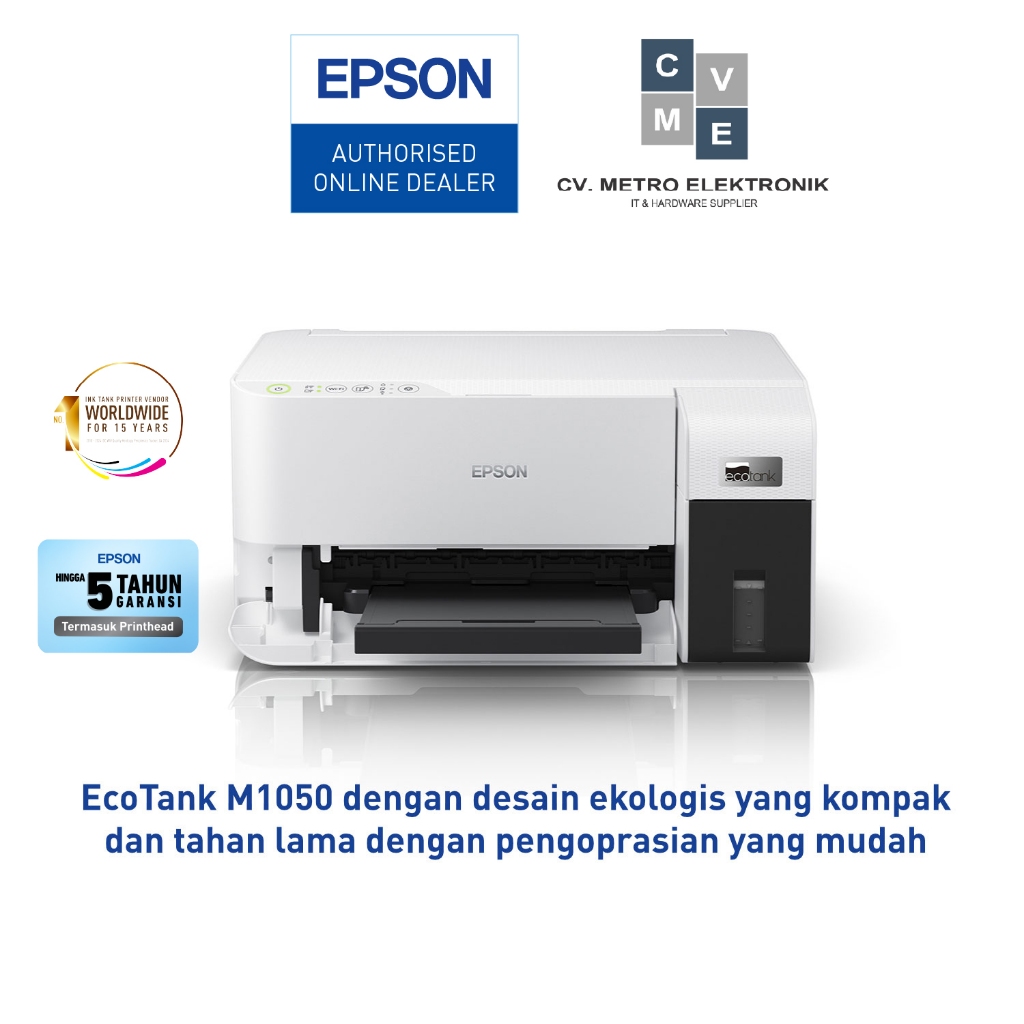 Jual Printer EPSON M1120 M-1120 M1050 M-1050 Pigment Monochrome Print ...