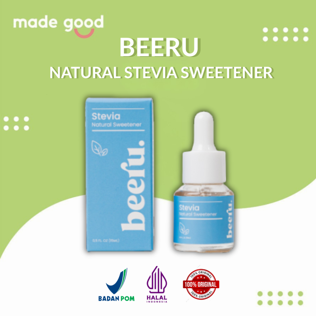 Jual Beeru Stevia Natural Sweetener 15ml Pemanis Alami Stevia Sugar ...