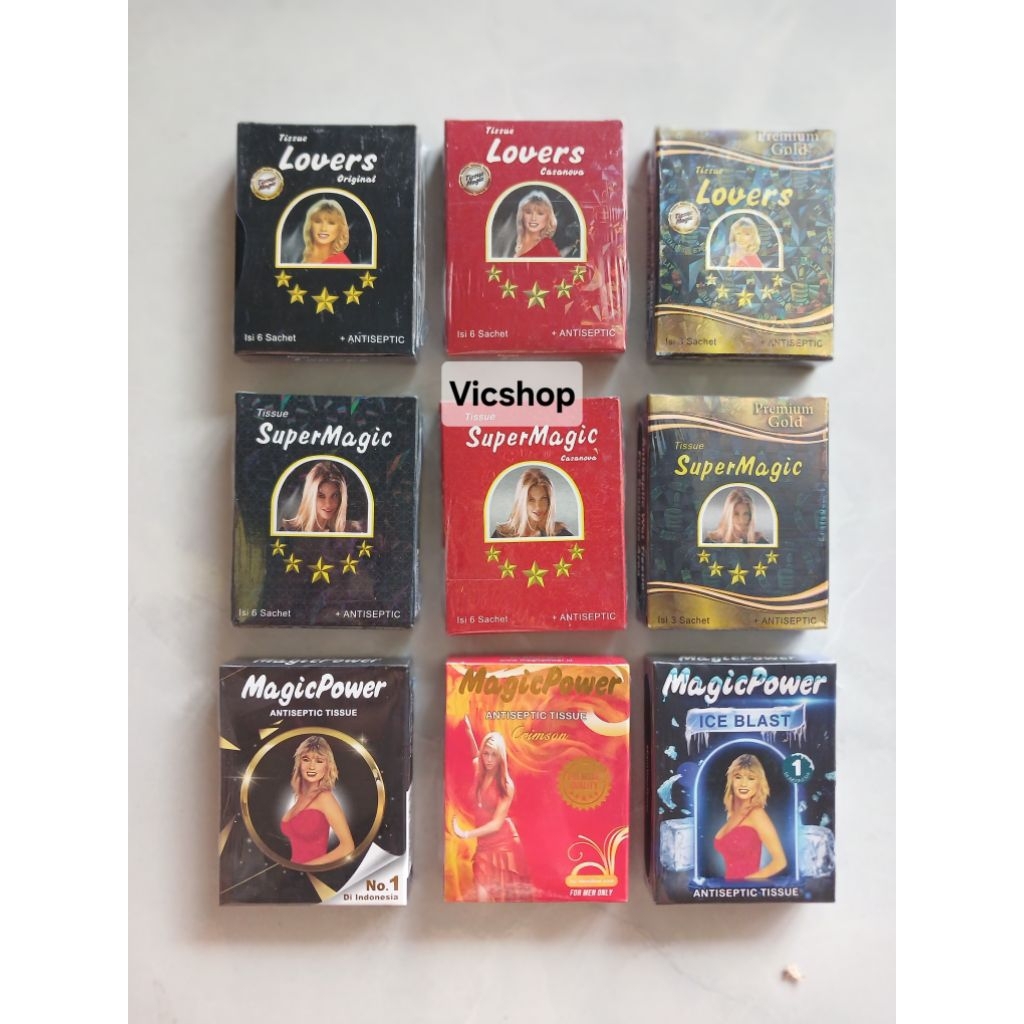 Jual LOVERS MAGIC POWER Tissue super magic tisu super magic original ...