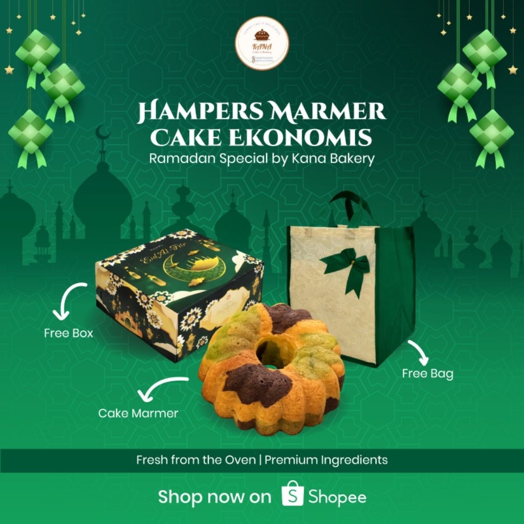 Jual Hampers Kue Bolu Cake Marmer Mini Tiga Rasa Ukuran Loyang 18 cm By ...