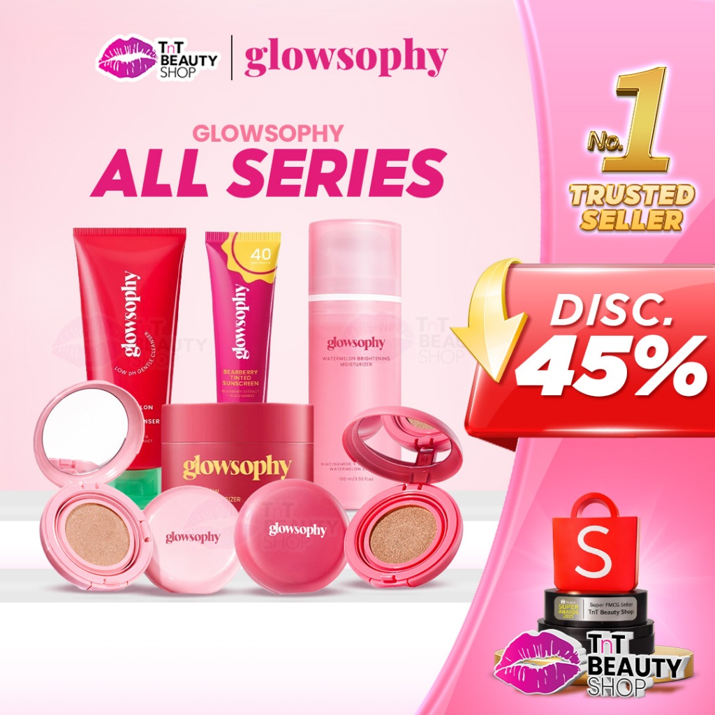 Jual Glowsophy Series Moisturizer Cushion Sunscreen Watermelon ...