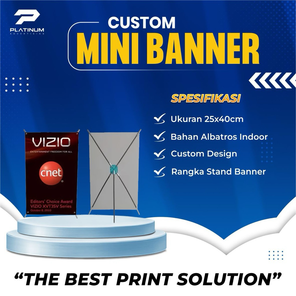 Jual MINI X BANNER UK. 25x40cm | BAHAN ALBATROS | FREE DESIGN | Shopee ...