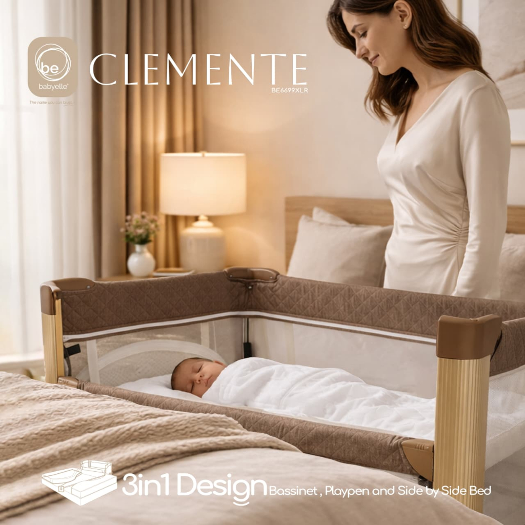 Jual Babyelle Clemente Auto Fold Deluxe 3 in 1 Aluminium Baby Box BE ...