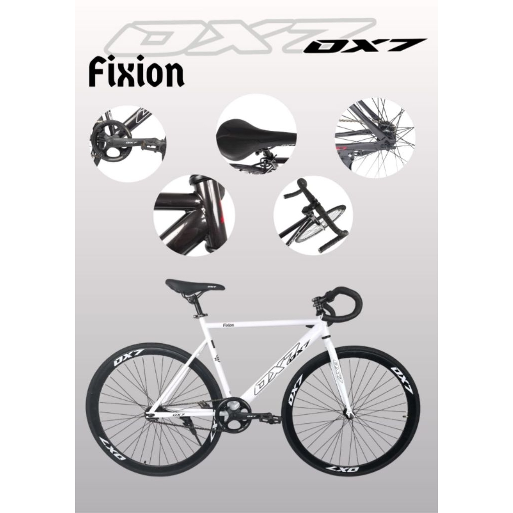Jual Sepeda Fixie Ox7 700c New 2026 Fixed Gear Torpedo Terbaru | Shopee ...