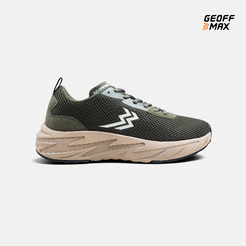 Jual Geoff Max Finestone Edge Olive Brown Walking Shoes | Sepatu ...