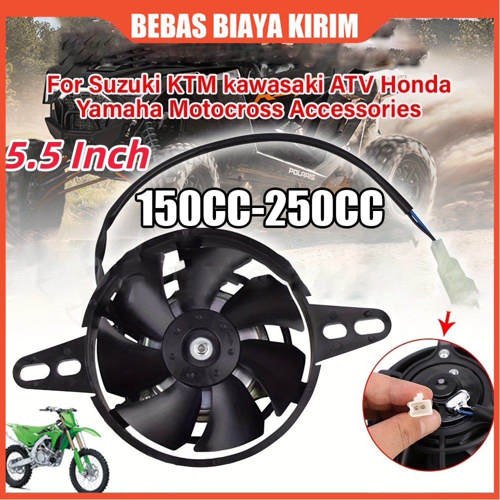 Jual {COD}Kipas Radiator Sepeda Motor DC 12V 12cm / Motorcycle Radiator ...