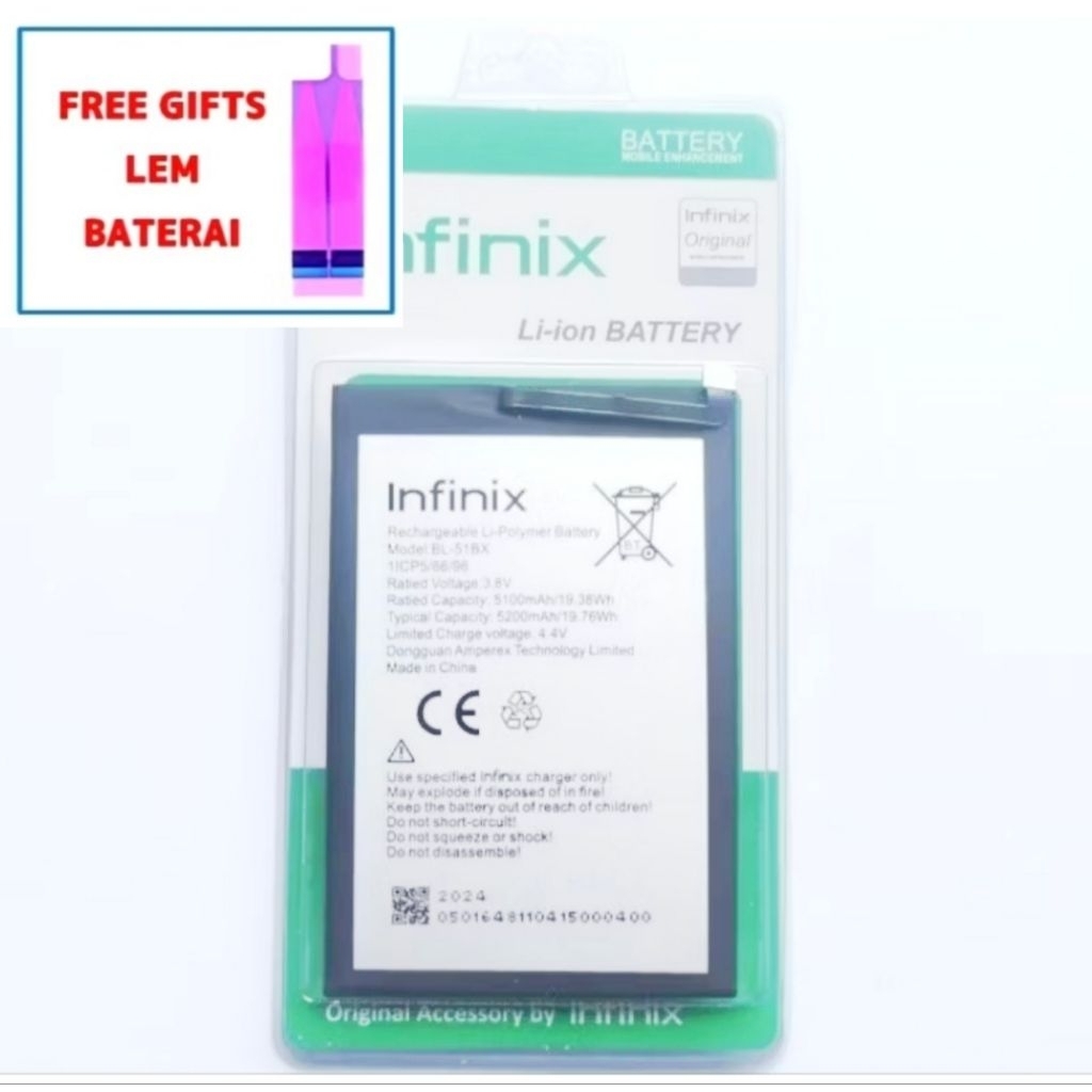 Jual BATERAI BATRE INFINIX HOT 11 X662 X662B / HOT 10 X682 X682B X682C ...