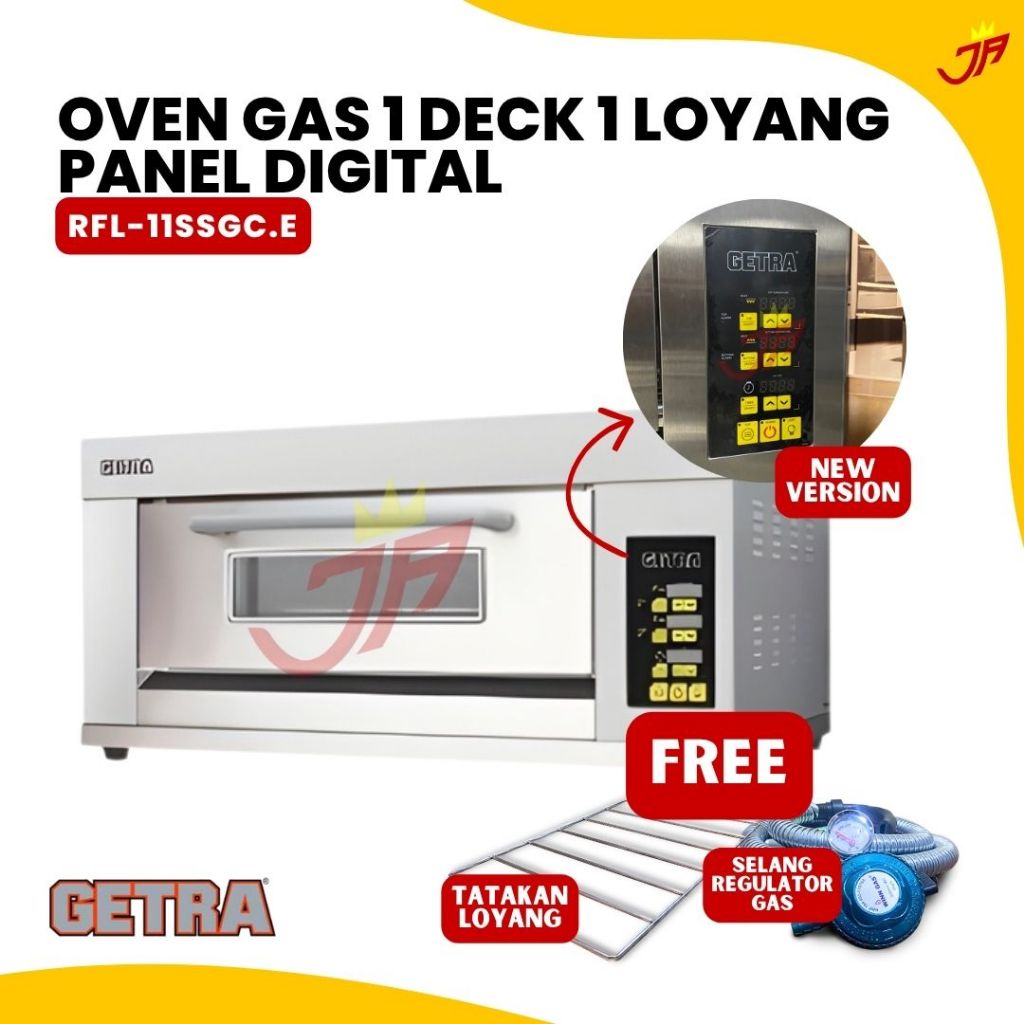 Jual GETRA Oven Gas Getra RFL-12SSGC FREE Tatakan Loyang & Selang ...