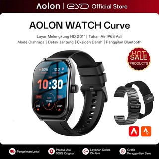 Jual Aolon Curve Jam Tangan Smartwatch Tahan Air IP68 Layar IPS ...