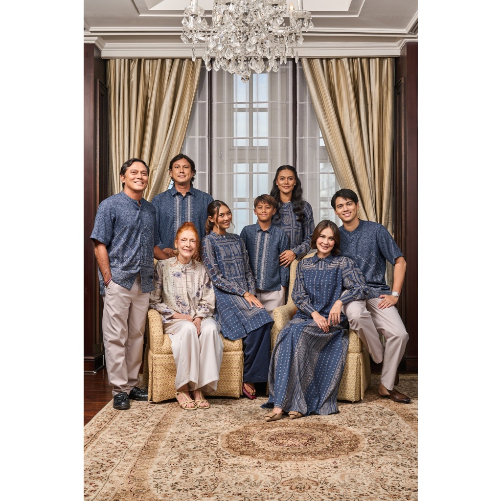 Jual Geulis.id KALUELLA NAVY SERIES / SARIMBIT LEBARAN / BAJU LEBARAN ...