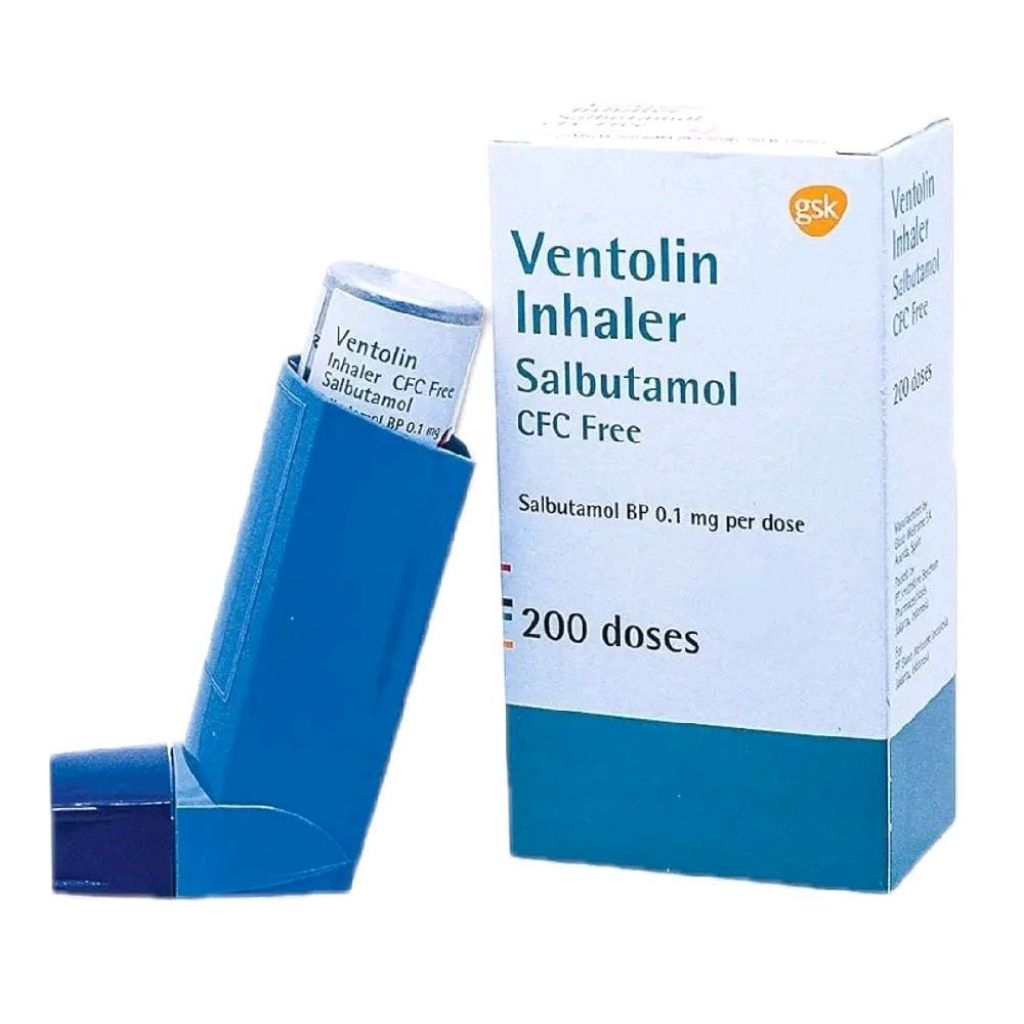 Jual VENTOLIN INHALER ASMA SEMPROT 200 DOSES | Shopee Indonesia