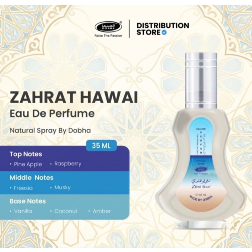 Jual Parfum DOBHA Aroma ZAHRAT HAWAII 35ML Spray - EDP - ORIGINAL ...