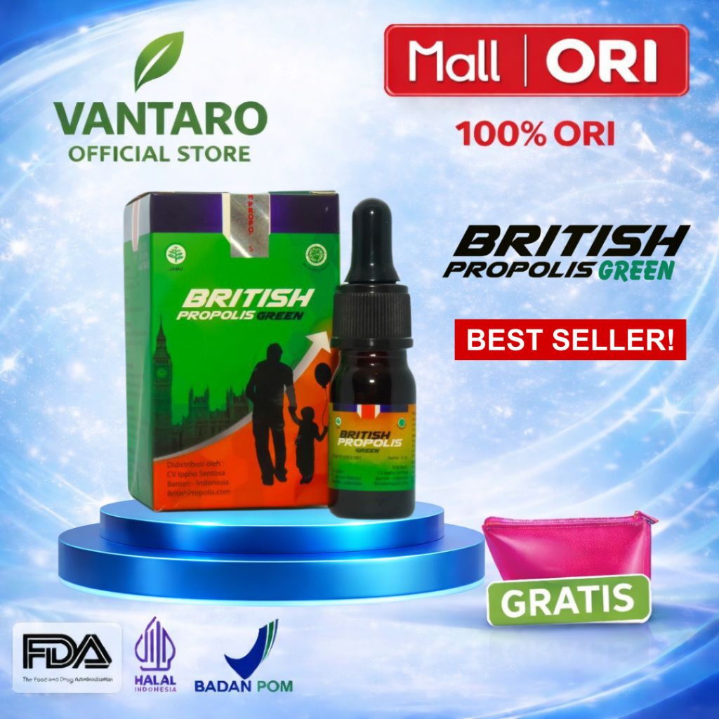 Jual British Propolis Green For Kids Vitamin Suplemen Anak Bantu Atasi ...
