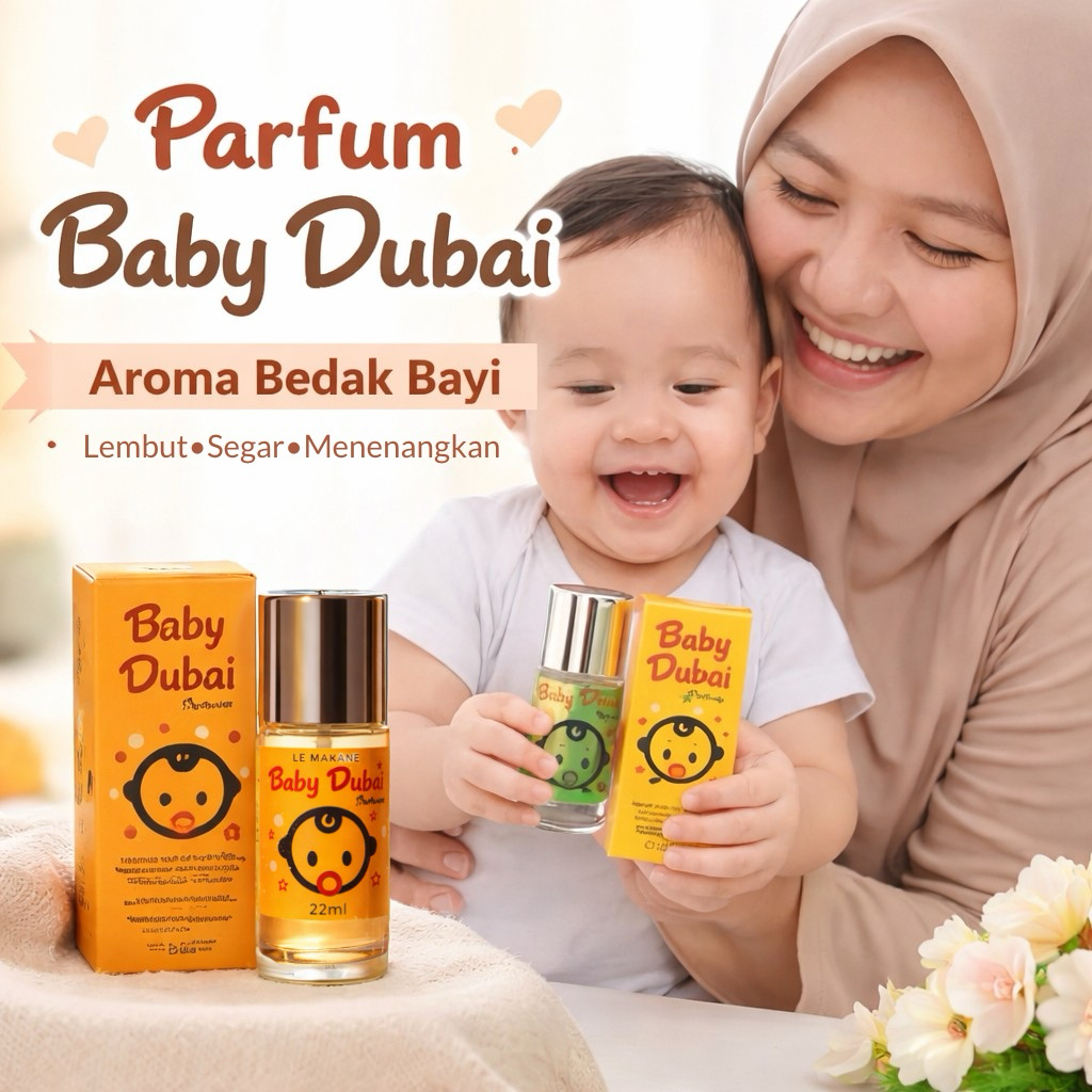 Jual Parfum Baby Dubai Non Alkohol – Aroma Bedak Bayi Segar Lembut ...
