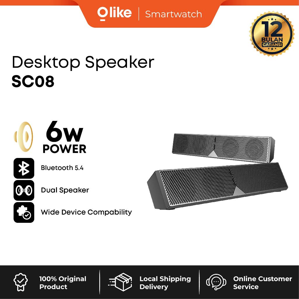 Jual [NEW PRODUCT] Olike Desktop Speaker SC08 Surround Stereo Sound 6W ...