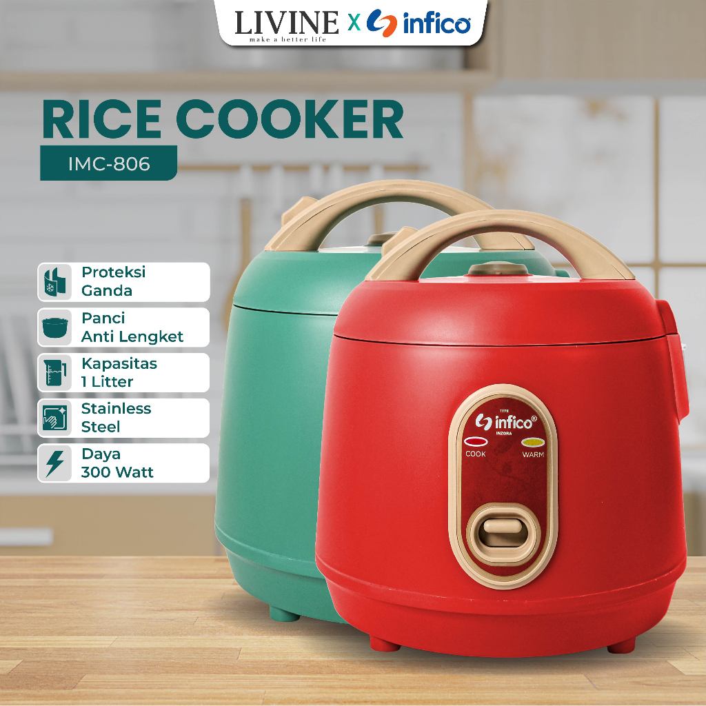 Jual Infico Rice Cooker 1 L Magic Com Rice Cooker Mini Rice Cooker Mini ...